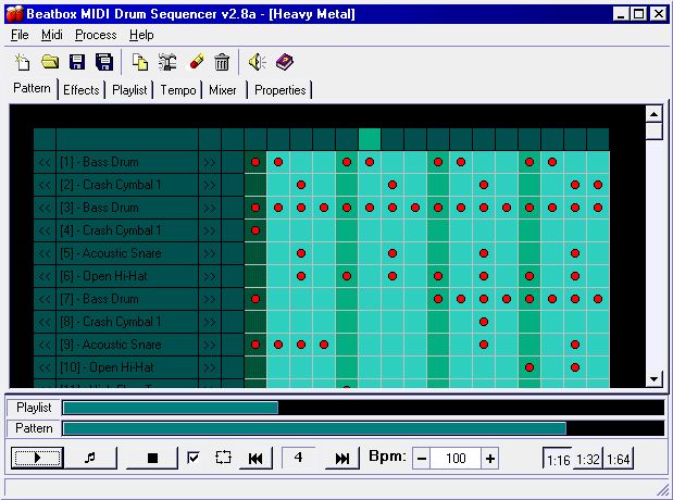 Beatbox MIDI Drum Sequencer - drum sequencer software, MIDI tools