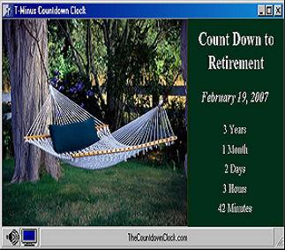 T-Minus Retirement Countdown,Retirement,Countdown clock, Screen saver ...