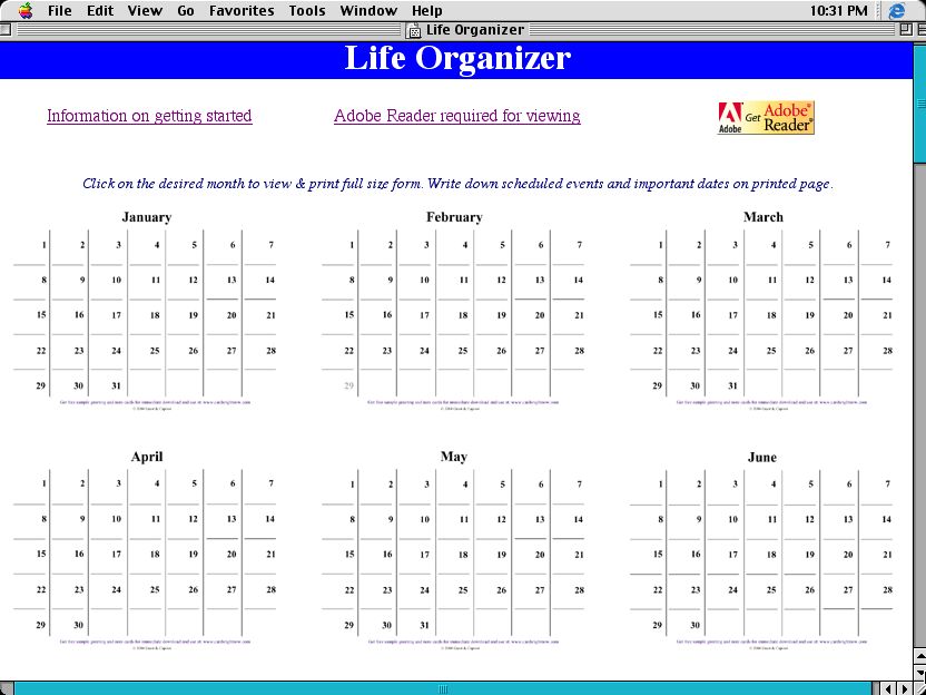 Life Organizer, accurate schedule