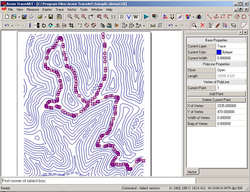 Acme TraceART - raster to vector converter, transform raster images ...