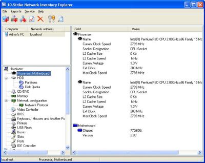 10-Strike Network Inventory Explorer - View and Track Network Computers' Hardware