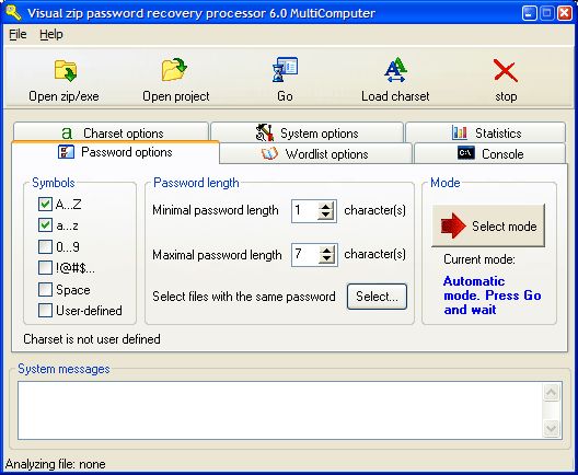 ZipCure Software - professional Zip password recovery software